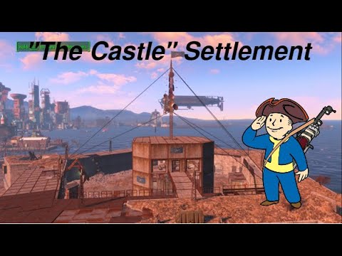 The Castle - Settlement Build - Fallout 4 - YouTube