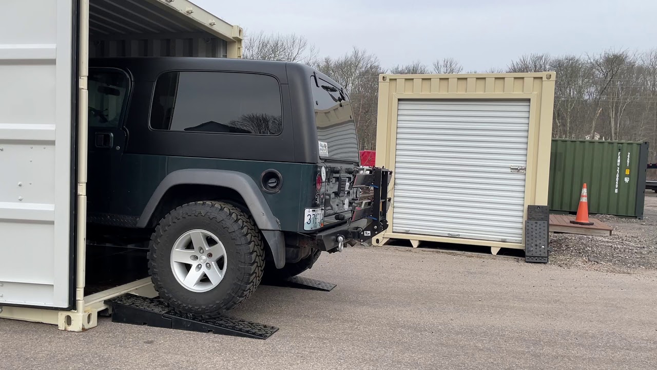 Rubber Wedge Shipping Container Ramps (Quantity 2) - YouTube