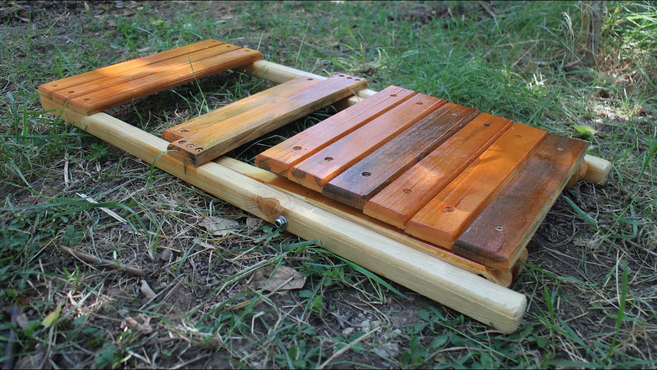 HOW TO MAKE THE PERFECT FOLDING CHAIR !! - YouTube