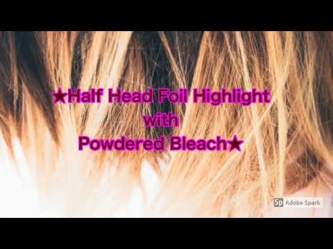 Foil Highlight with Powdered Bleach Tutorial - Love Peace & Happiness ...