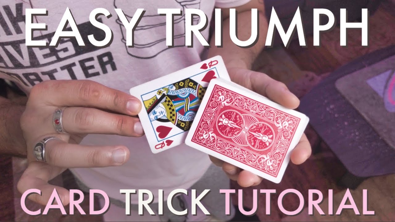 Easy Triumph Card Trick - Hungover Tutorial - YouTube