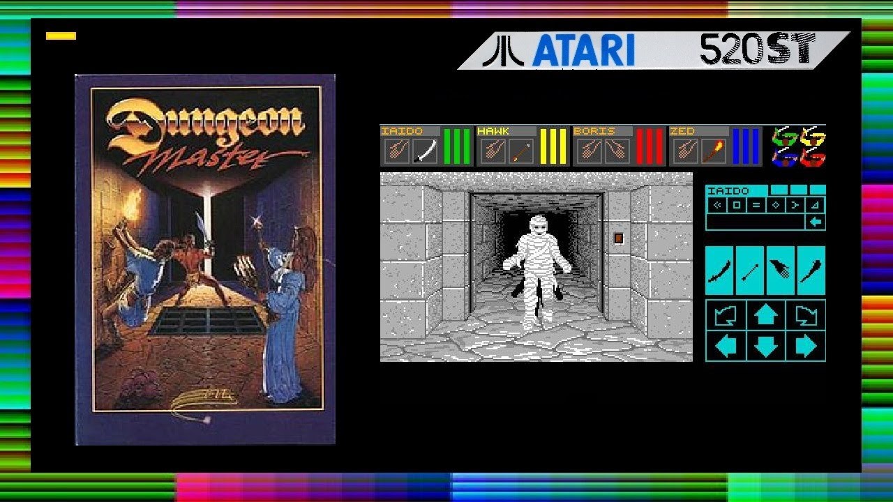 Atari ST Game Review - DUNGEON MASTER - YouTube