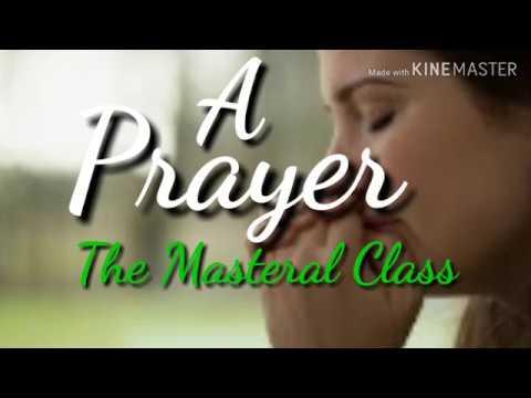 A PRAYER in the Masteral Class - YouTube