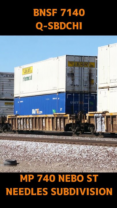BNSF 7140 EB Q-SBDCHI 2-9-2024 #railfreight #railway #automobile - YouTube