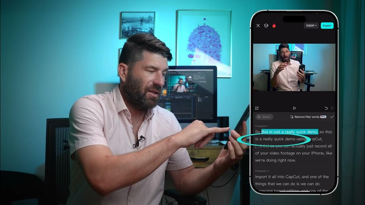 How to use CapCut's Text to Speech Editing transcript Based Editing (Free Video Series 7 of 16 ...