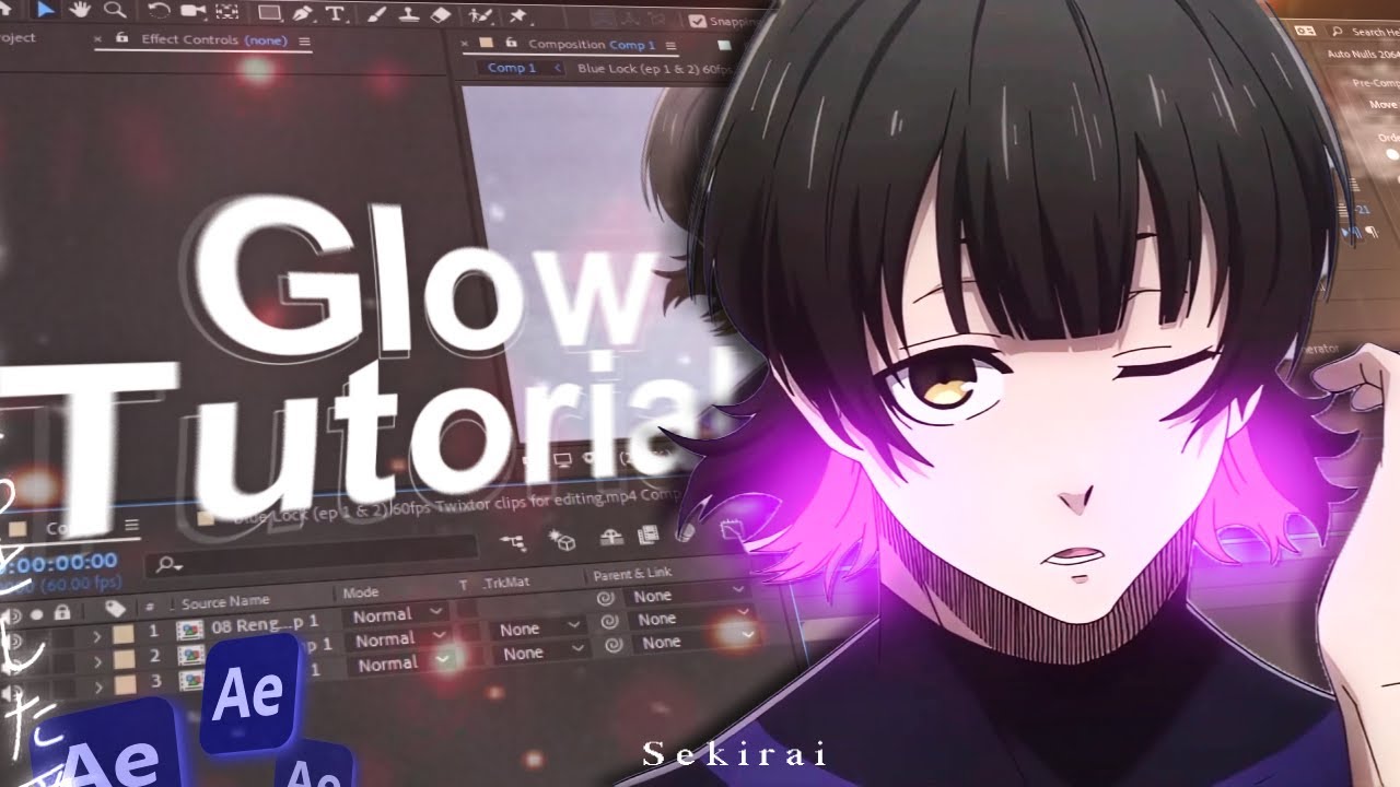 Glow Tutorial 🌟 - 「After Effects Tutorial ⚡」┃ No Plugins Needed. - YouTube