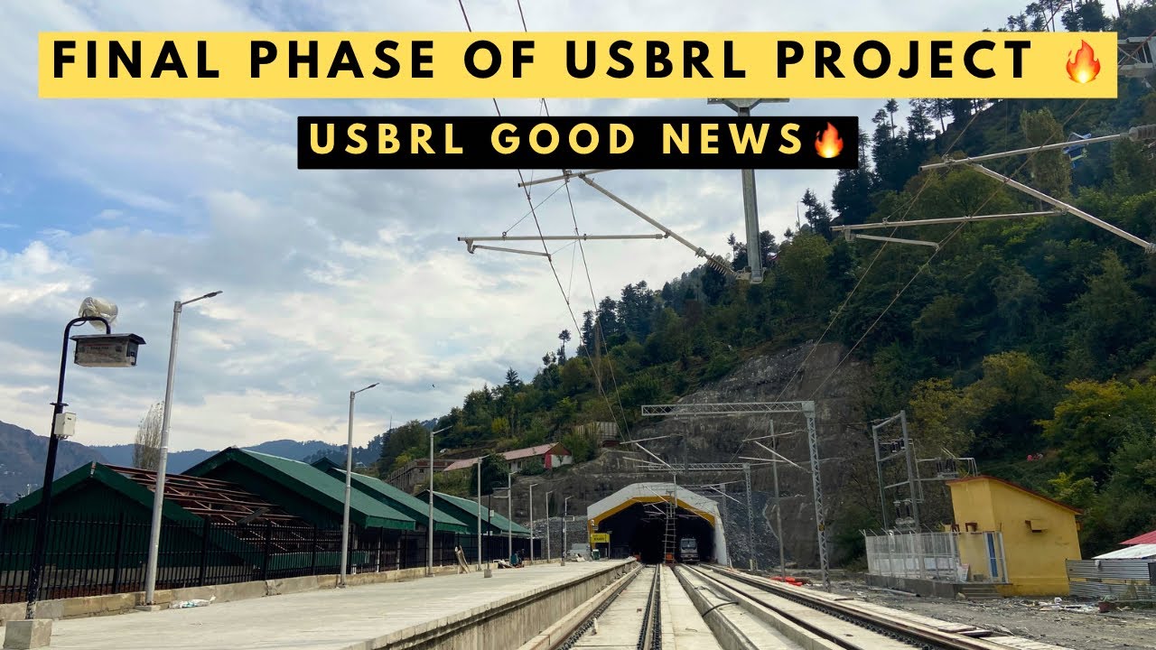 USBRL PROJECT WORK COMPLETED 🔥 || BIGGEST TUNNEL OF INDIAN RAILWAYS ...