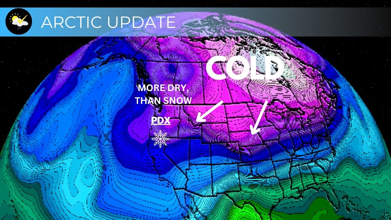 Portland Weather, more Arctic cold than snow - YouTube