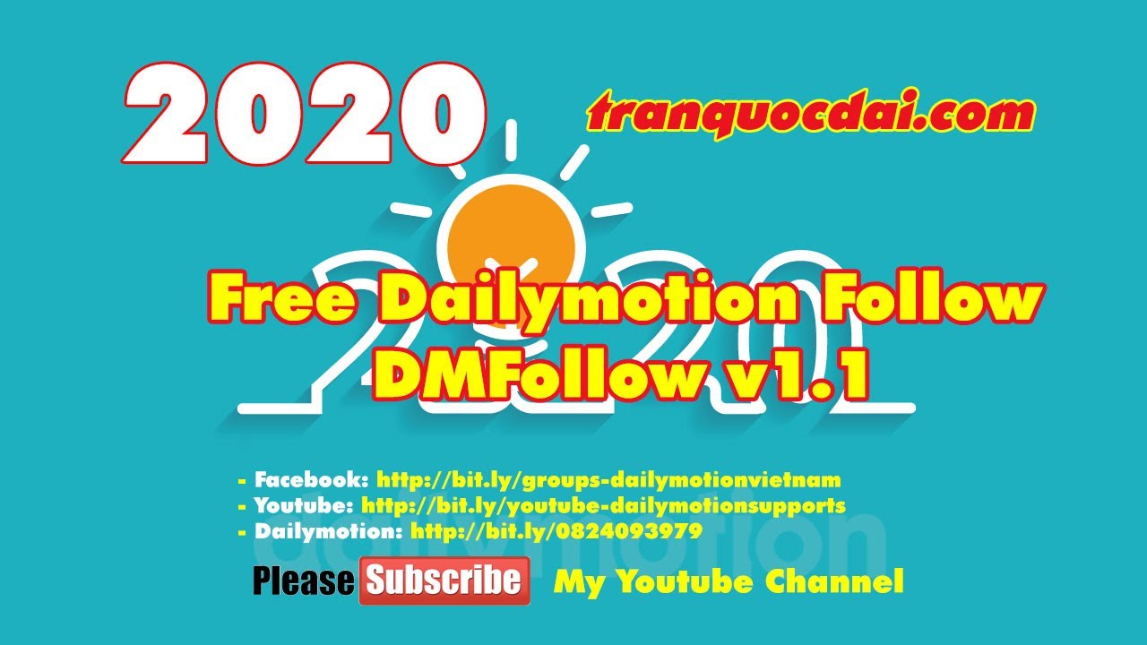 Free 10 Dailymotion Follow with DMFollow v1.1 - YouTube