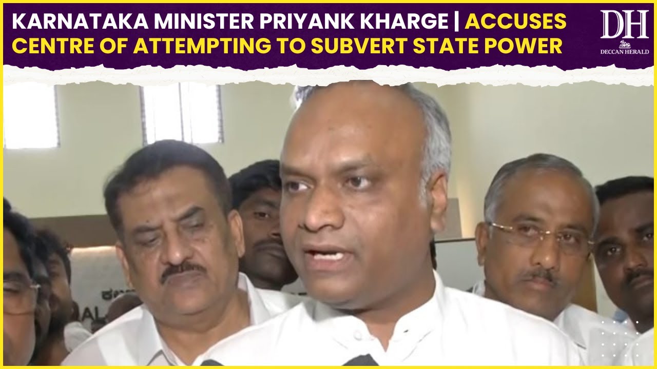 Karnataka Minister Priyank Kharge accuses Centre of attempting to ...