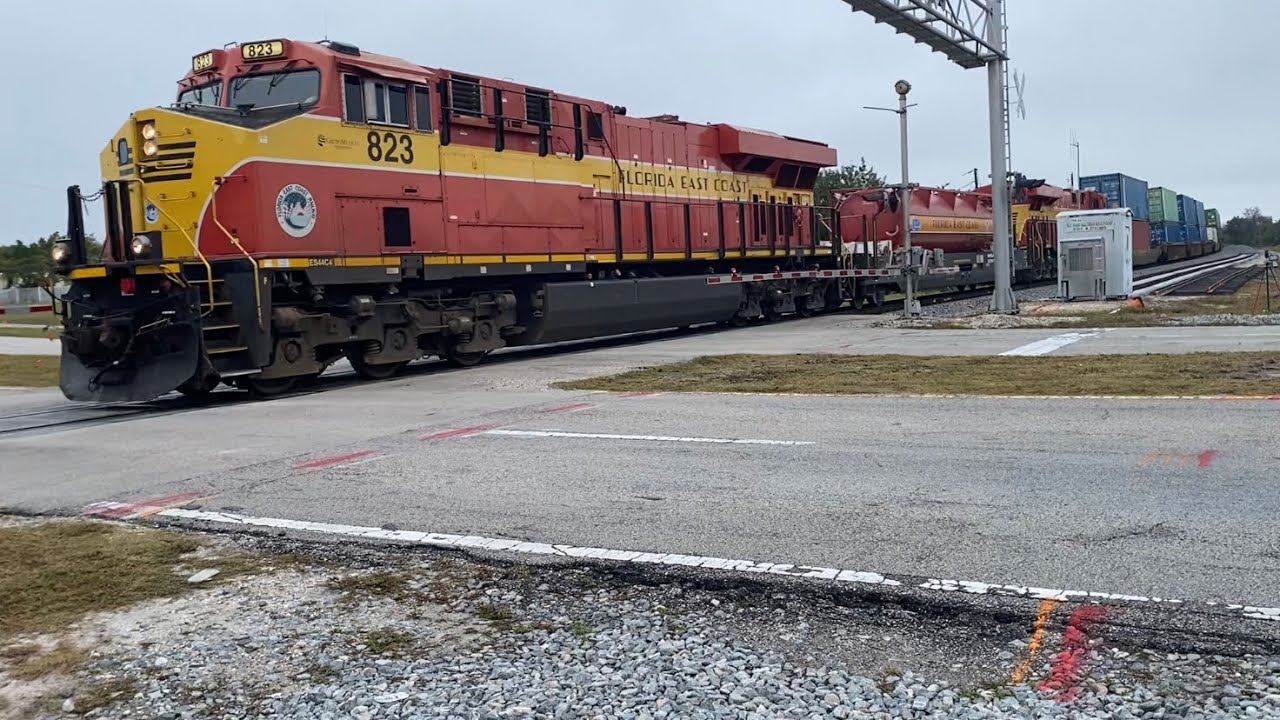 FEC TRAIN 204@ 9:47am 61°F 1-28-22 - YouTube