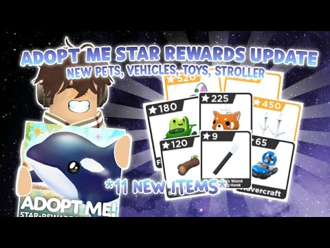 *NEW STAR REWARDS* Adopt Me Star Rewards Update Item Showcase (Roblox ...