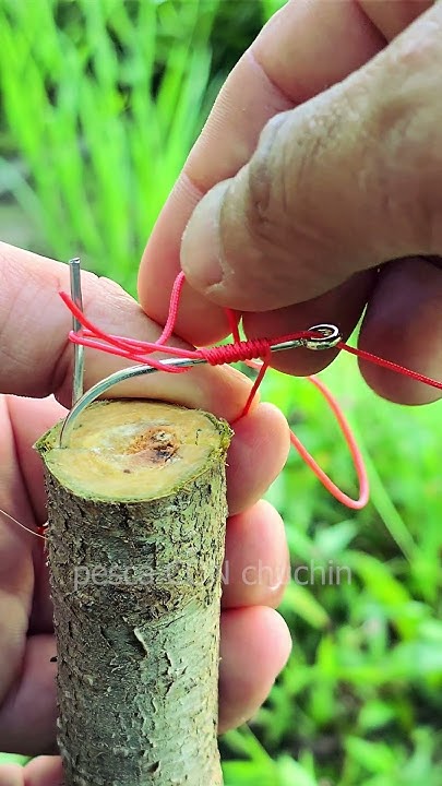 Ata asi tus anzuelos de pesca con este nudo perfecto , los mejores 'NUDOS' de la pesca. - YouTube