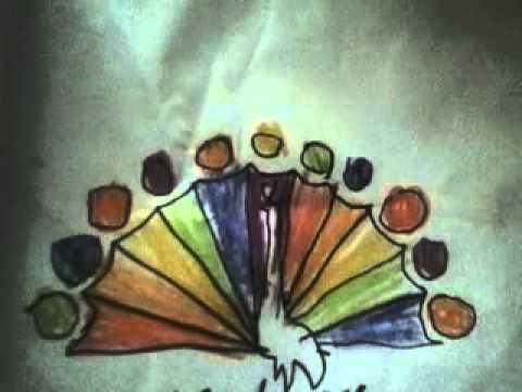 NBC Logo History (Hand drawn in living color) - YouTube