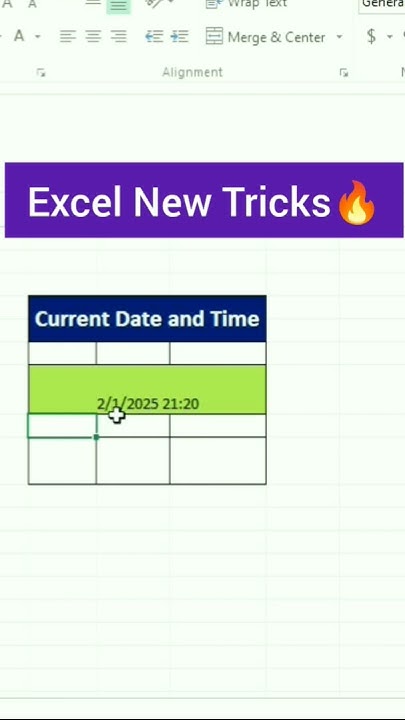 Current Date And Time Formula In Ms Excel 🔥🤔microsoftexcelexceltipsexceltricksexcelformula
