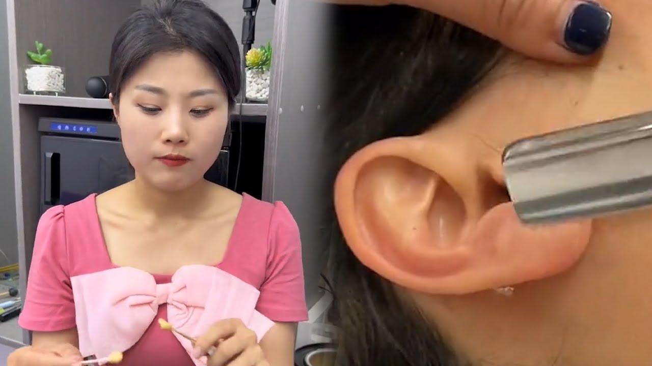 💈ASMR Rare Razor|Beautiful master shaving beautiful female customer, the sound makes people ...