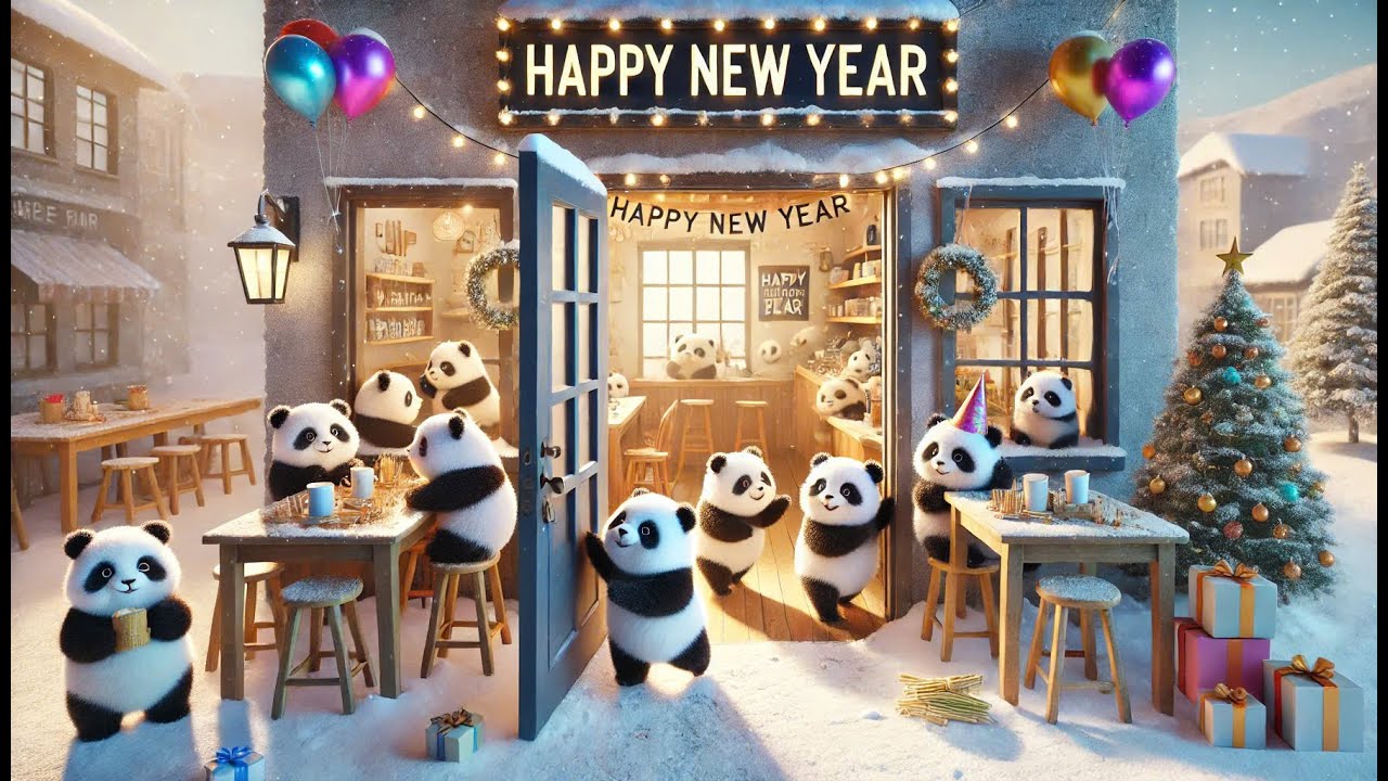 Pandas Celebrate New Year| Cute Panda Compilation|Beats to sleep|study ...