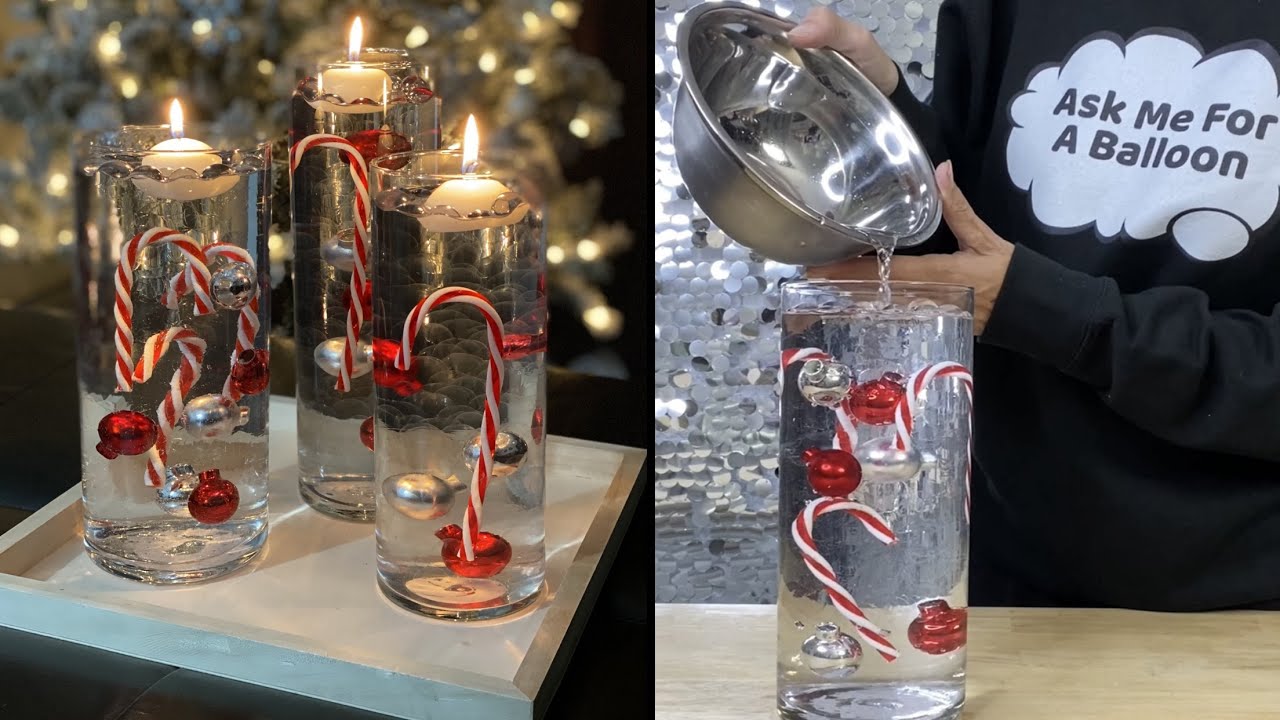 Water Christmas Centerpieces Christmas Tabletop Decor, Snow Globe