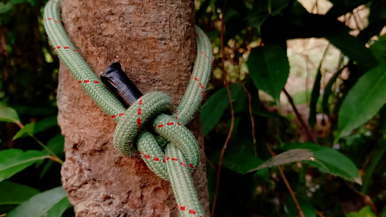 HOW TO TIE ROPE KNOT EASILY! - YouTube