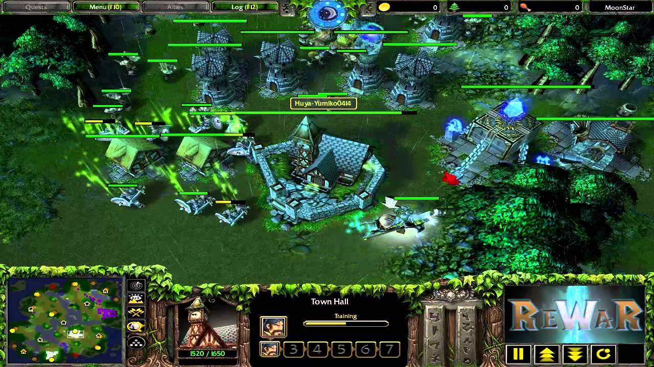 Nicker(NE) vs Yumiko(HU) - Game 1 - WarCraft 3 Frozen Throne - RN1538 ...