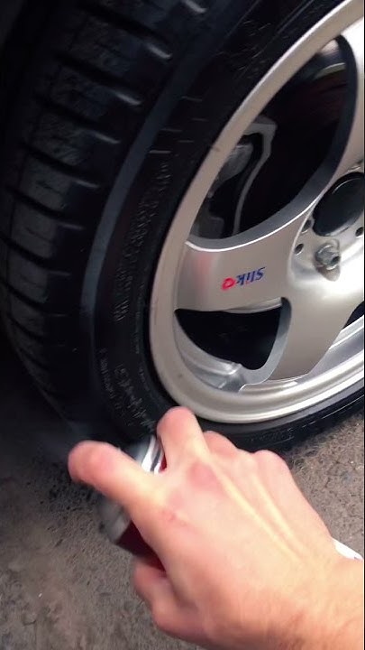 Залипательное видео! 3ton чернитель резины #auto#race#deteiling#black ...