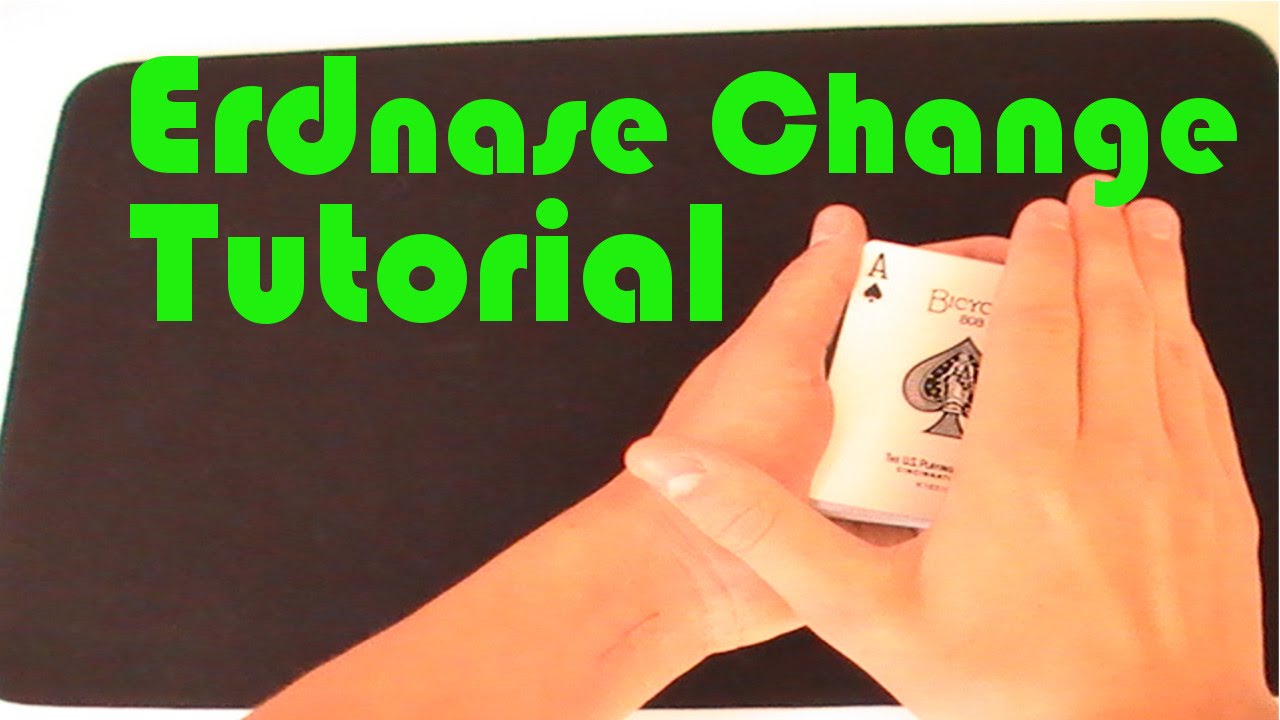 Erdnase Change (Magic Tutorial) - YouTube