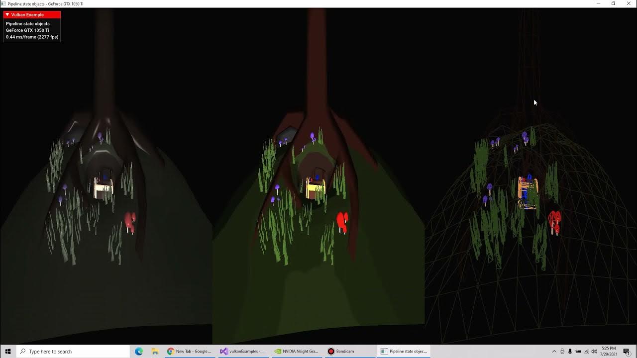 Vulkan API Discussion | Pipeline Derivatives | Nsight Graphics Geometry ...