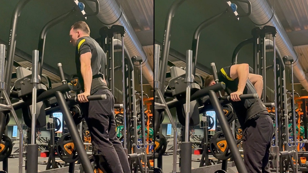 20 Dips With 40 kg (More than 50% of my Bodyweight) - YouTube