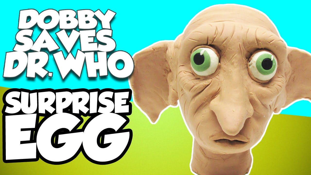 HARRY POTTER! Play-Doh Surprise Egg!! DOBBY Saves DOCTOR WHO from ...