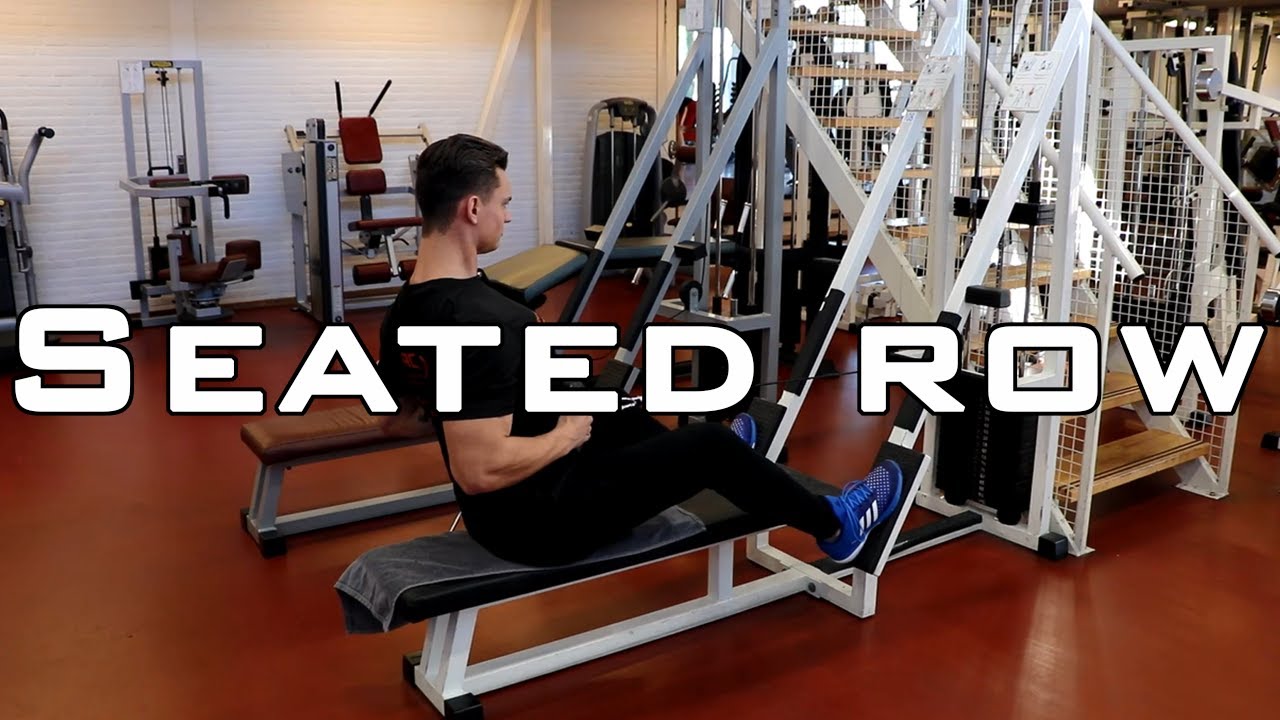 Seated row - ACLO fitness - YouTube