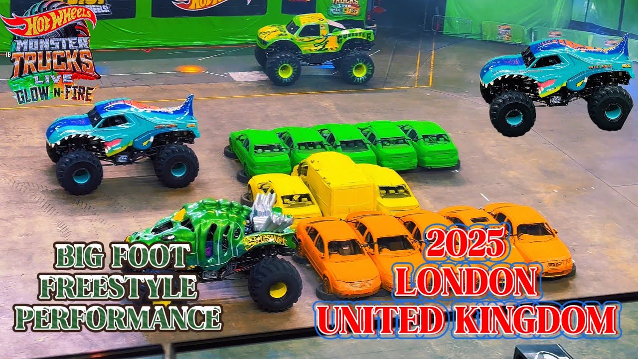 Big Foot Freestyle Performance At Hot Wheels Monster Trucks Live Glow N ...