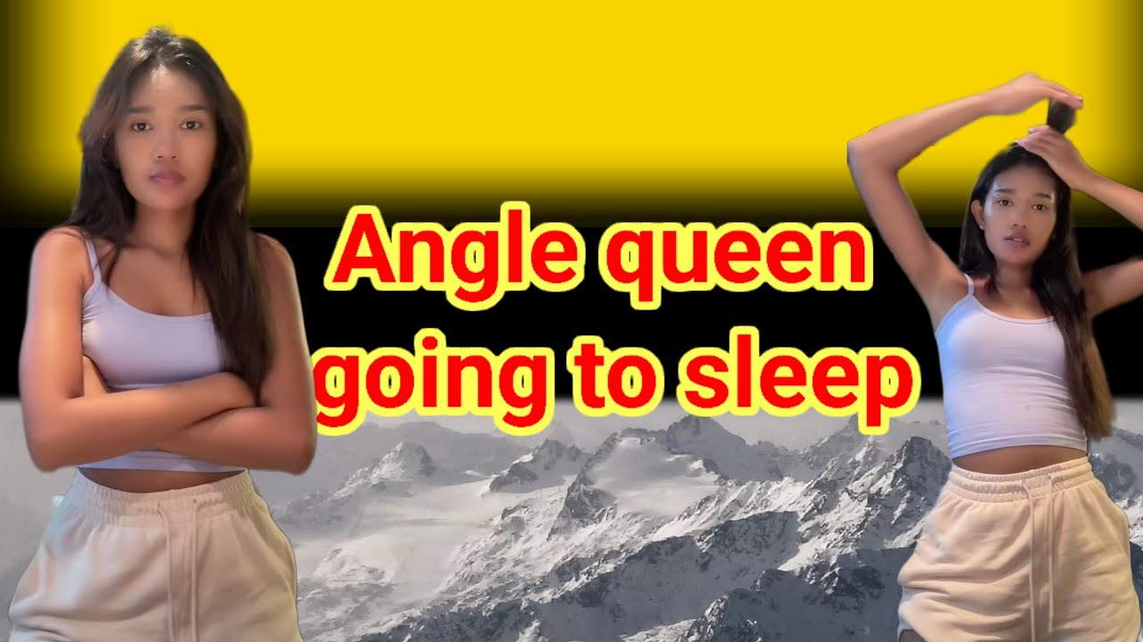 angle queen she prepared her self ready to be sleep - YouTube