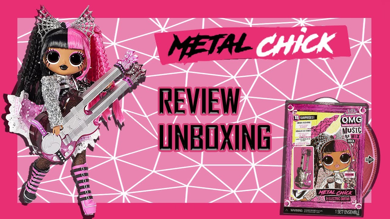 LOL OMG Remix Rock Metal Chick Review & Unboxing - YouTube