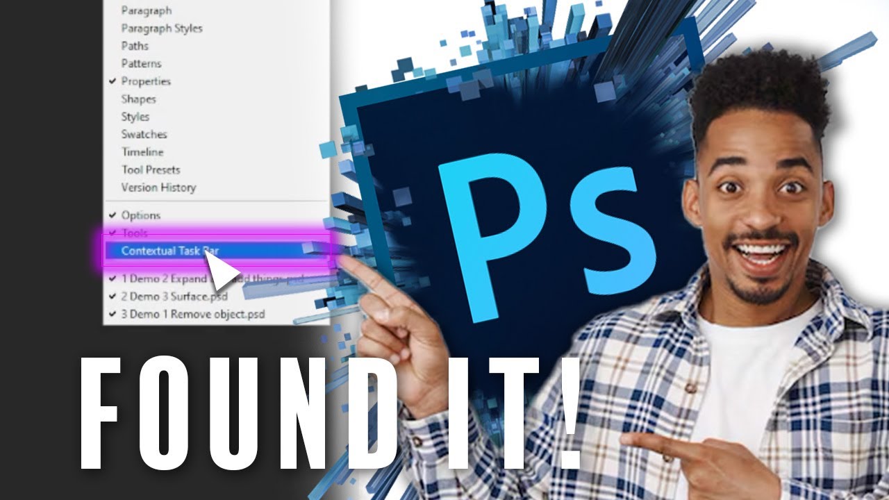 Missing Photoshop Generative Fill Task Bar? | Its Here! - YouTube