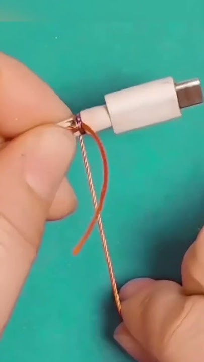 Charger Rusak? Begini Cara Memperbaiki Kabel yang Terkelupas dengan Mudah! ⚡🔧 #shortvideo #tips ...