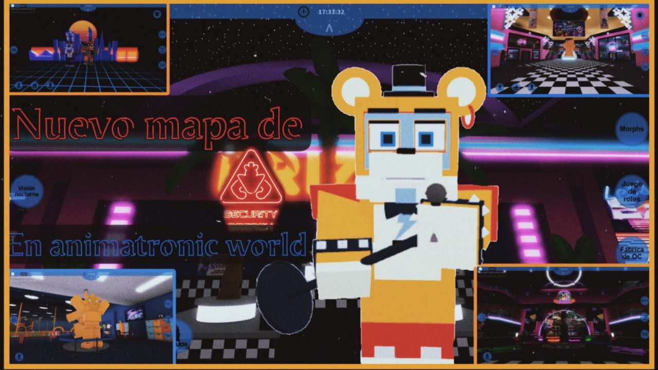 Nuevo mapa de sb en Animatronic world y personajes - YouTube