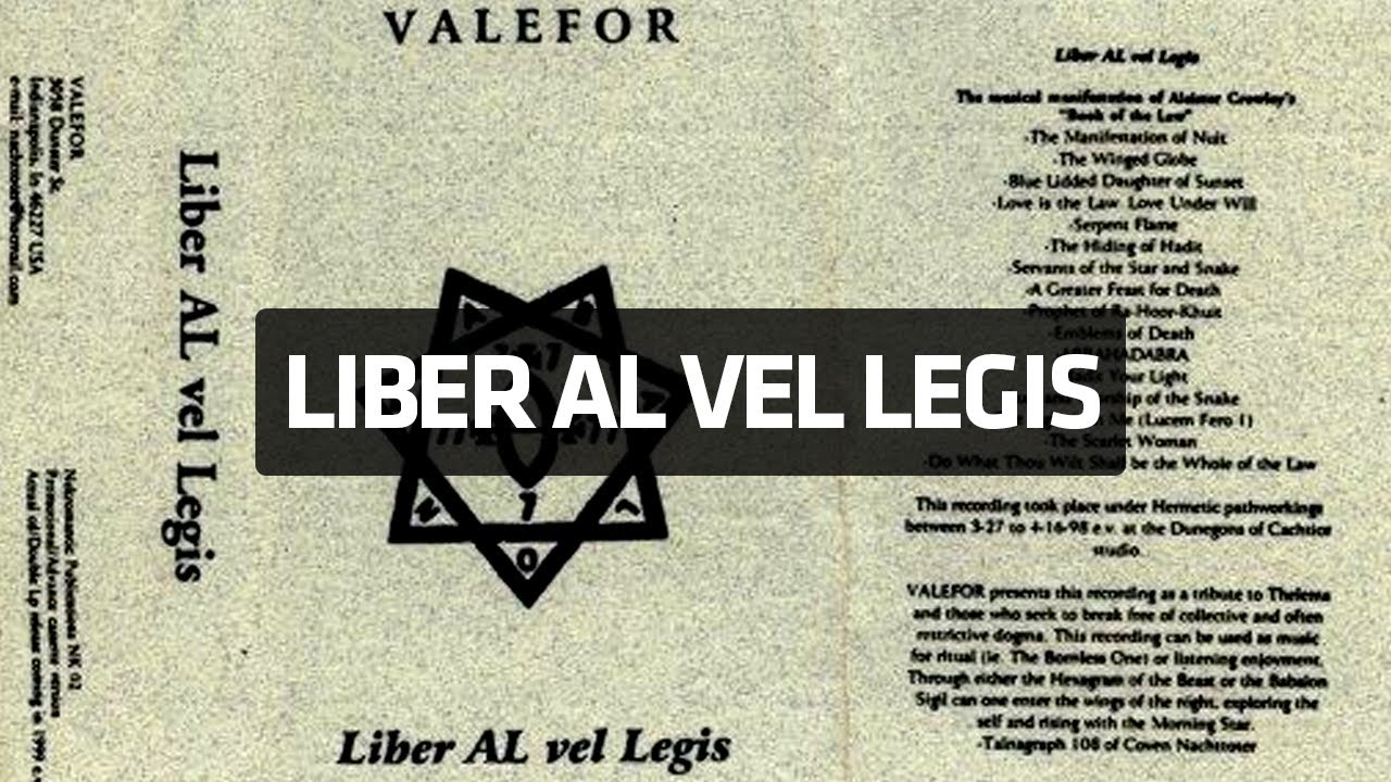 Liber Al Vel Legis | O Livro da Lei - YouTube
