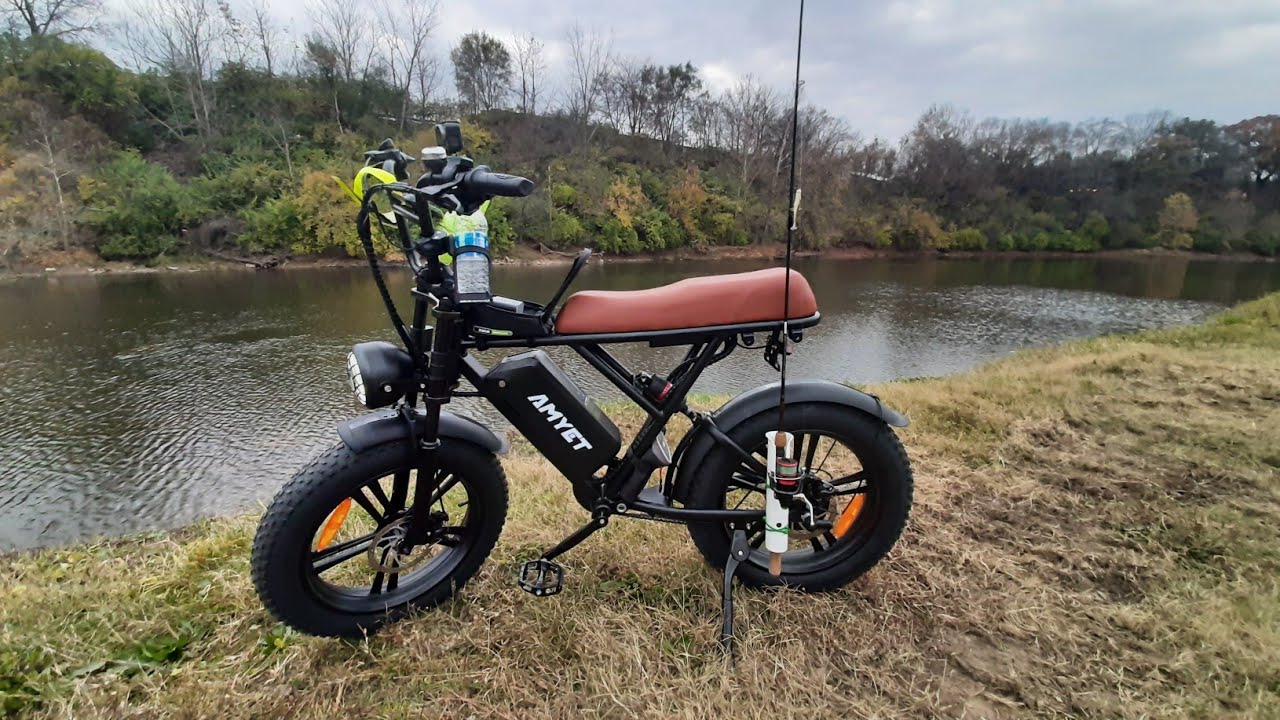 Amyet V9 -G60 ebike test ride/ fishing adventure!! - YouTube