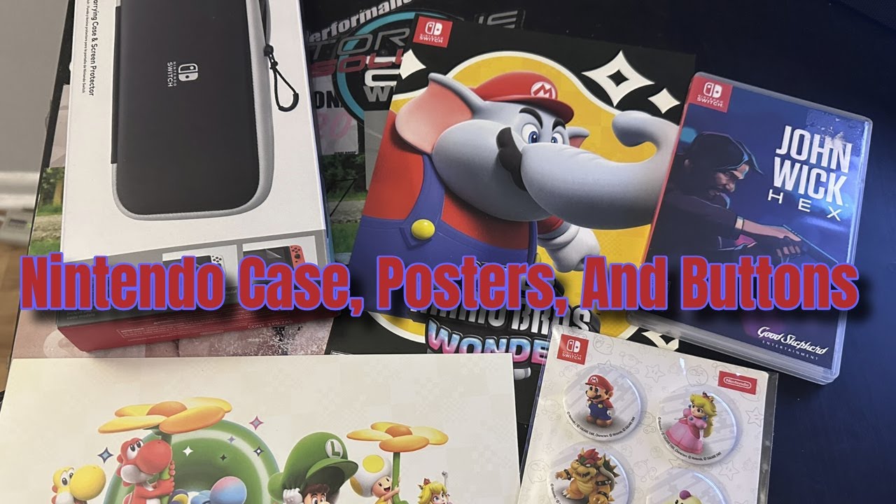 Quick GameStop Pickup, FINALLY GOT MY MARIO RPG BUTTONS - YouTube