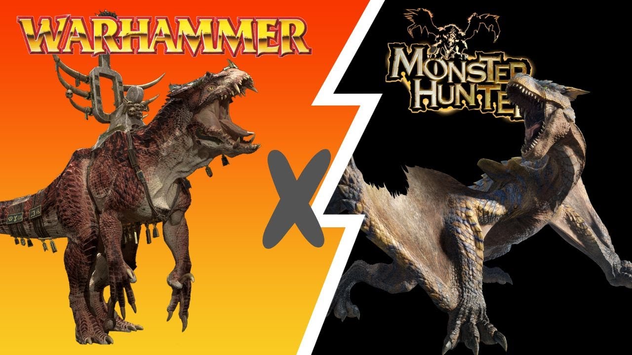 Monster Hunter X Warhammer - Painting a Tigrex Carnosaur - YouTube