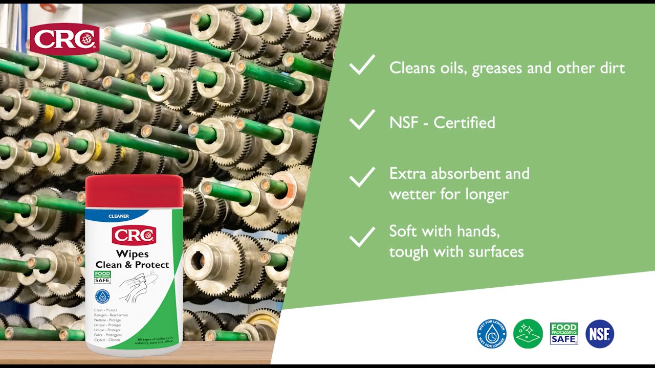 CRC Wipes Clean & Protect - YouTube