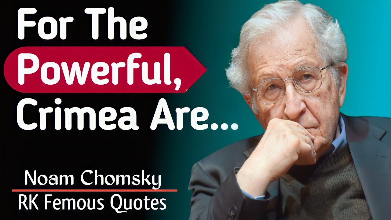 🛑Noam Chomsky Quotes For Motivation... | Noam Chomsky Quotes - YouTube