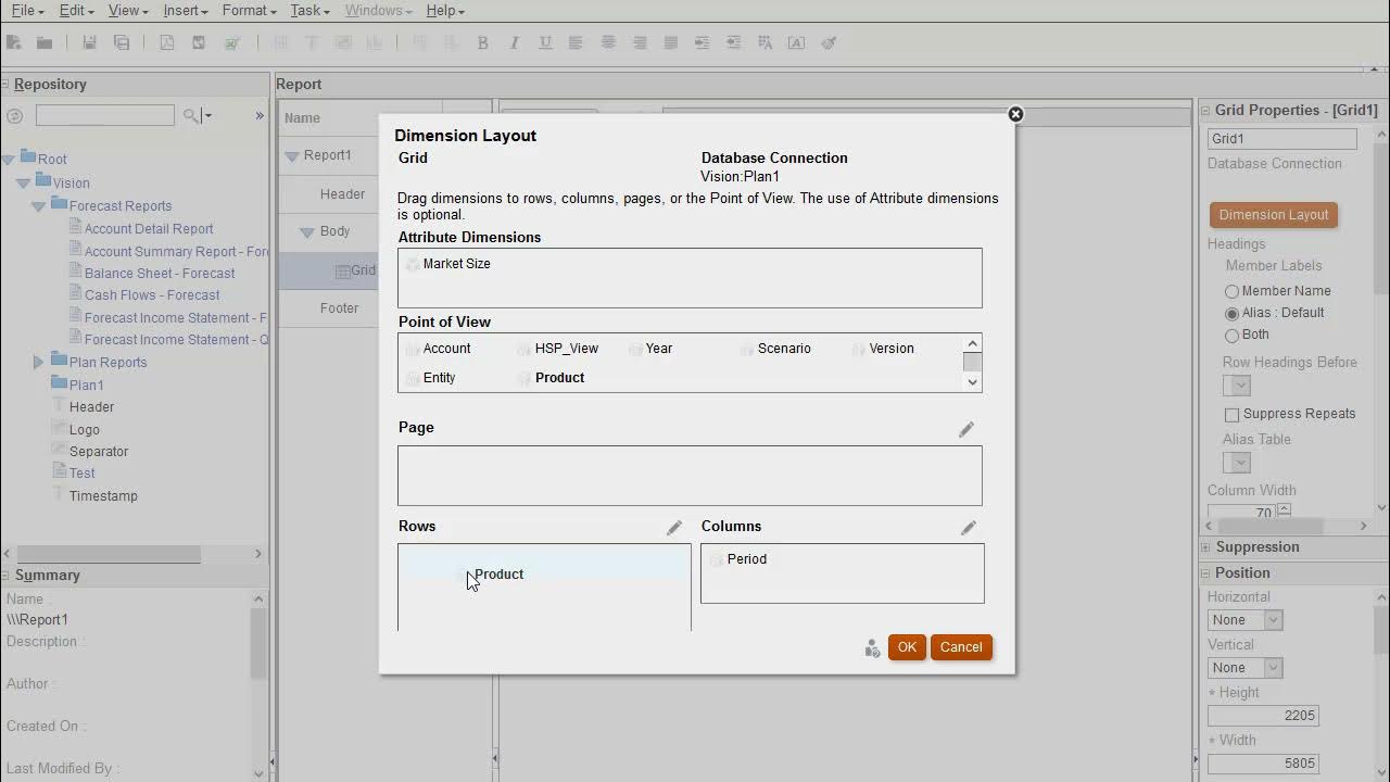 Creating Reports with Financial Reporting Web Studio - YouTube