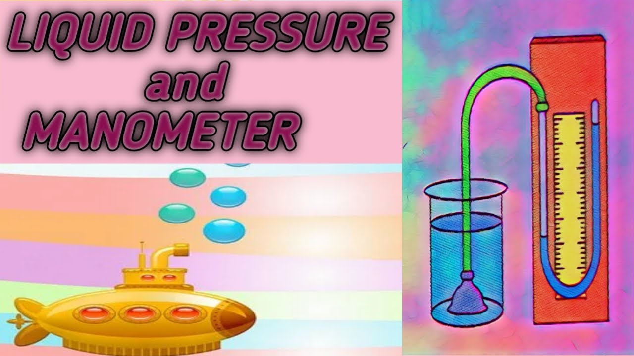 LIQUID PRESSURE||WORKING OF MANOMETER - YouTube