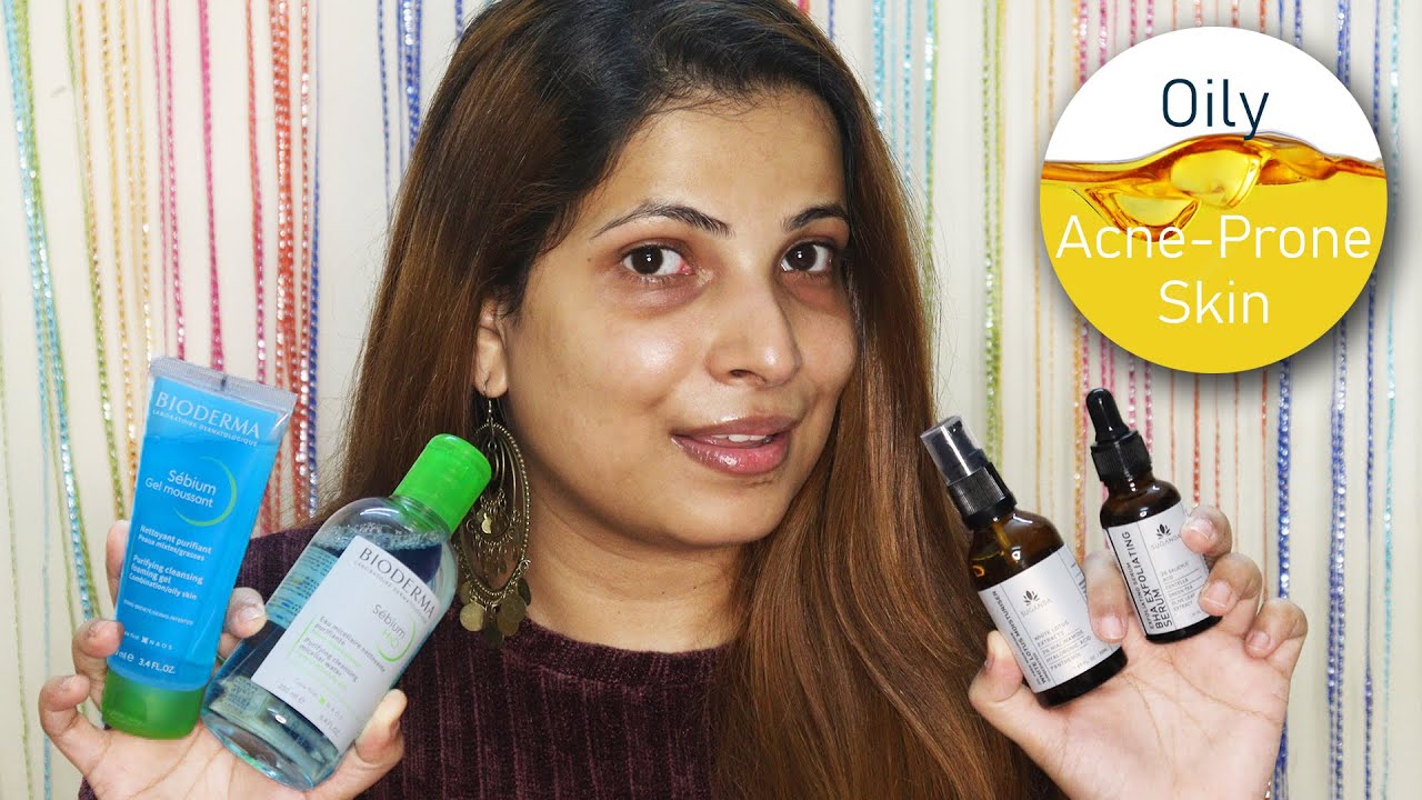 Ultimate Skincare Routine for OILY & ACNE-PRONE Skin - YouTube