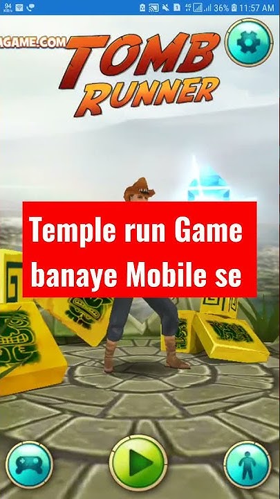 Temple Run Game Kese Banaye || Mobile se game kese banaye || Android Mobile || #Shorts # ...