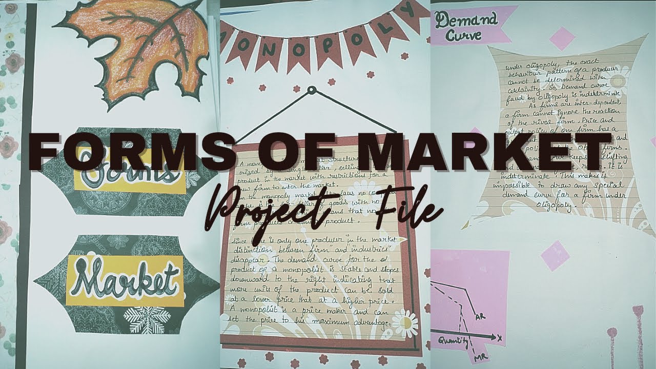 Economic PROJECT on Forms of Market #Projectfile #projectwork # ...