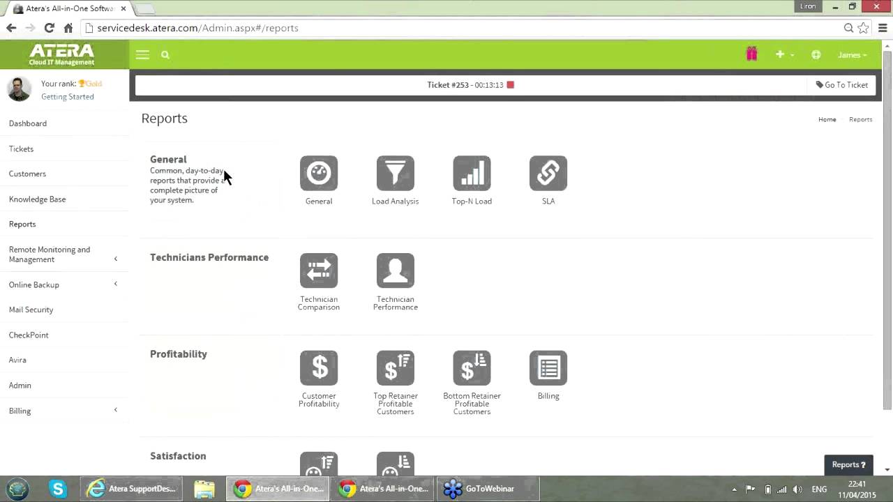 Atera Software | Webinar | Atera Cloud IT Management - YouTube