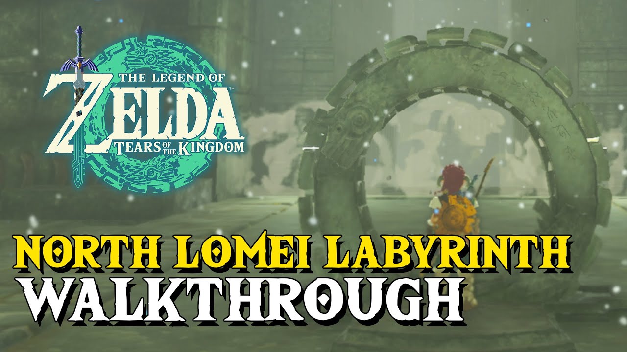 Zelda Tears Of The Kingdom North Lomei Labyrinth Full Walkthrough - YouTube