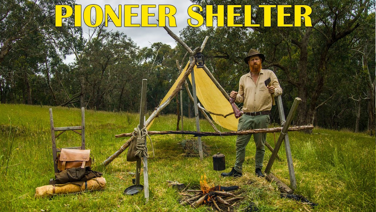 Camping like a Settler from 200 years ago / Australian Bushcraft - YouTube